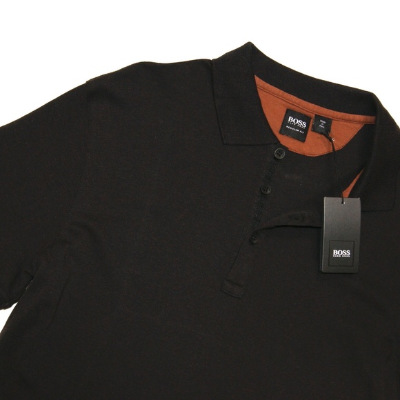 Hugo Boss | Shirts | Hugo Boss Black Jersey Polo Shirt | Poshmark